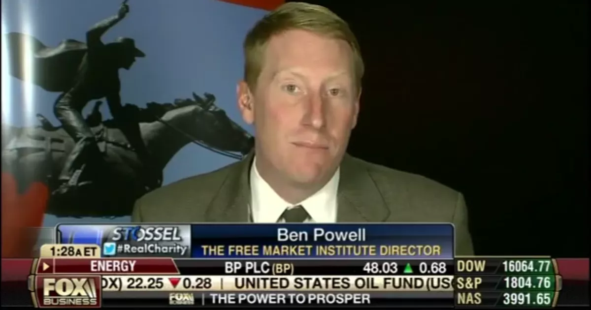 Benjamin Powell Discusses the Business of Charity on Stossel | Mercatus ...